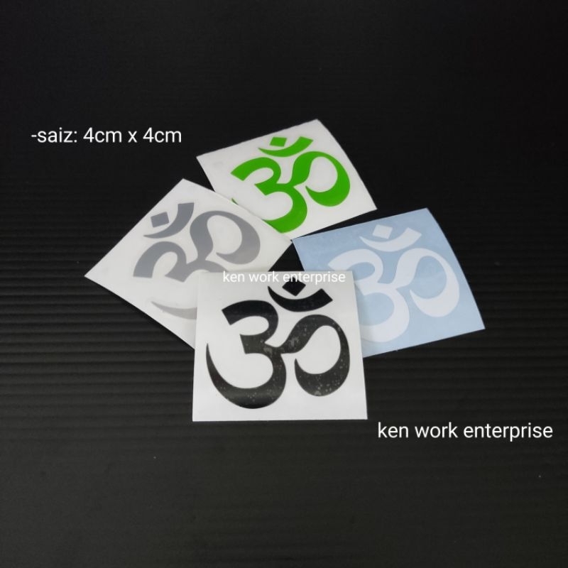 sticker om car sticker mini saiz #0052 | Shopee Malaysia