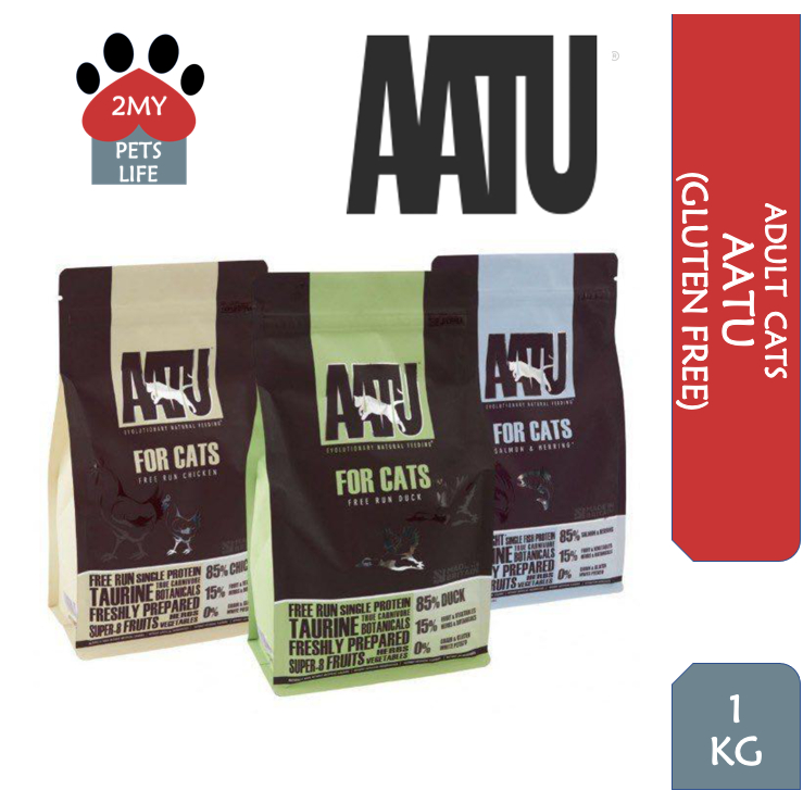 AATU CAT DRY FOOD ASSORTED FLAVOURS 1KG | Shopee Malaysia