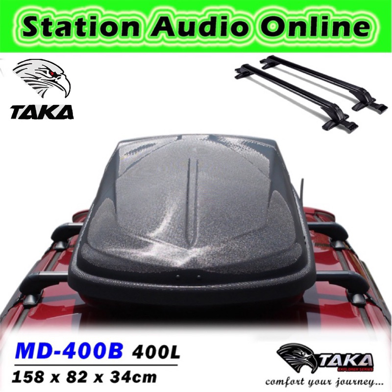 TAKA MD-400B Bubble Design Car Roof Box [Special Edition] [L Size ...