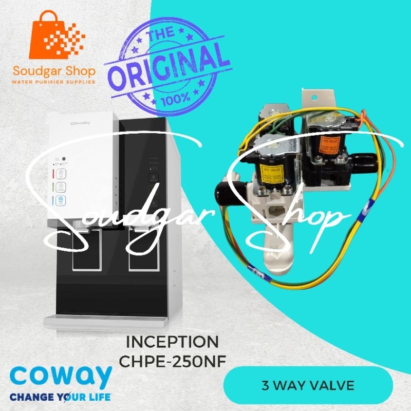 COWAY 3-Way Valve New Replacement Part for Water Purifier INCEPTION ...