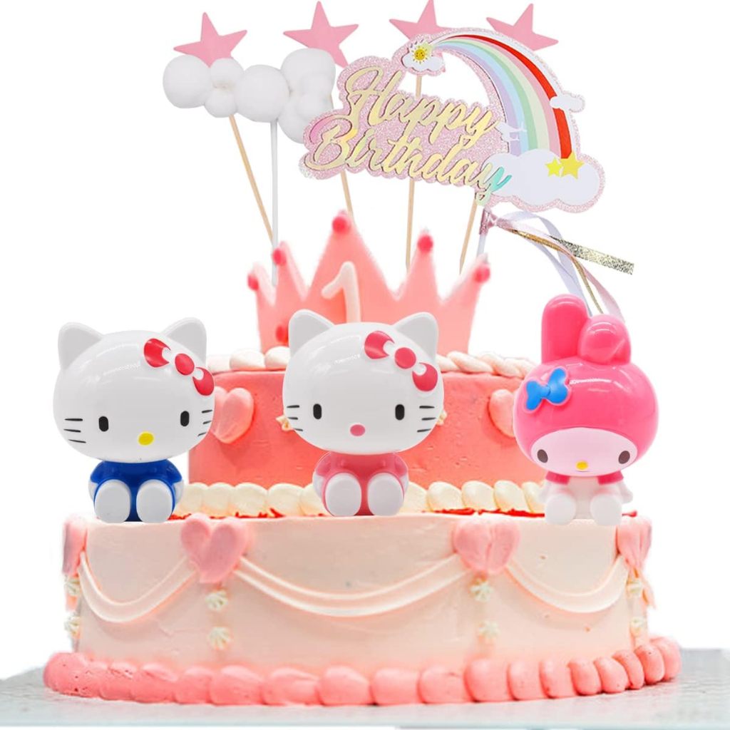 Hello Kitty Sanrio Melody Kuromi Cinamoroll Topper Kek Hello Kitty ...