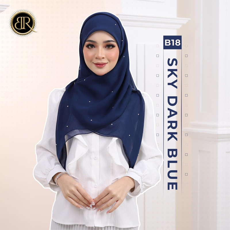 B18 - [ SKY DARK BLUE ] BAWAL RATU TABUR | Shopee Malaysia
