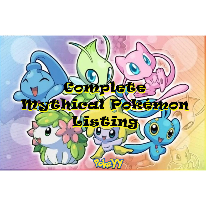 Mythical Pokémon | Pokemon Home | Shiny 6V | Pokemon Scarlet Violet ...