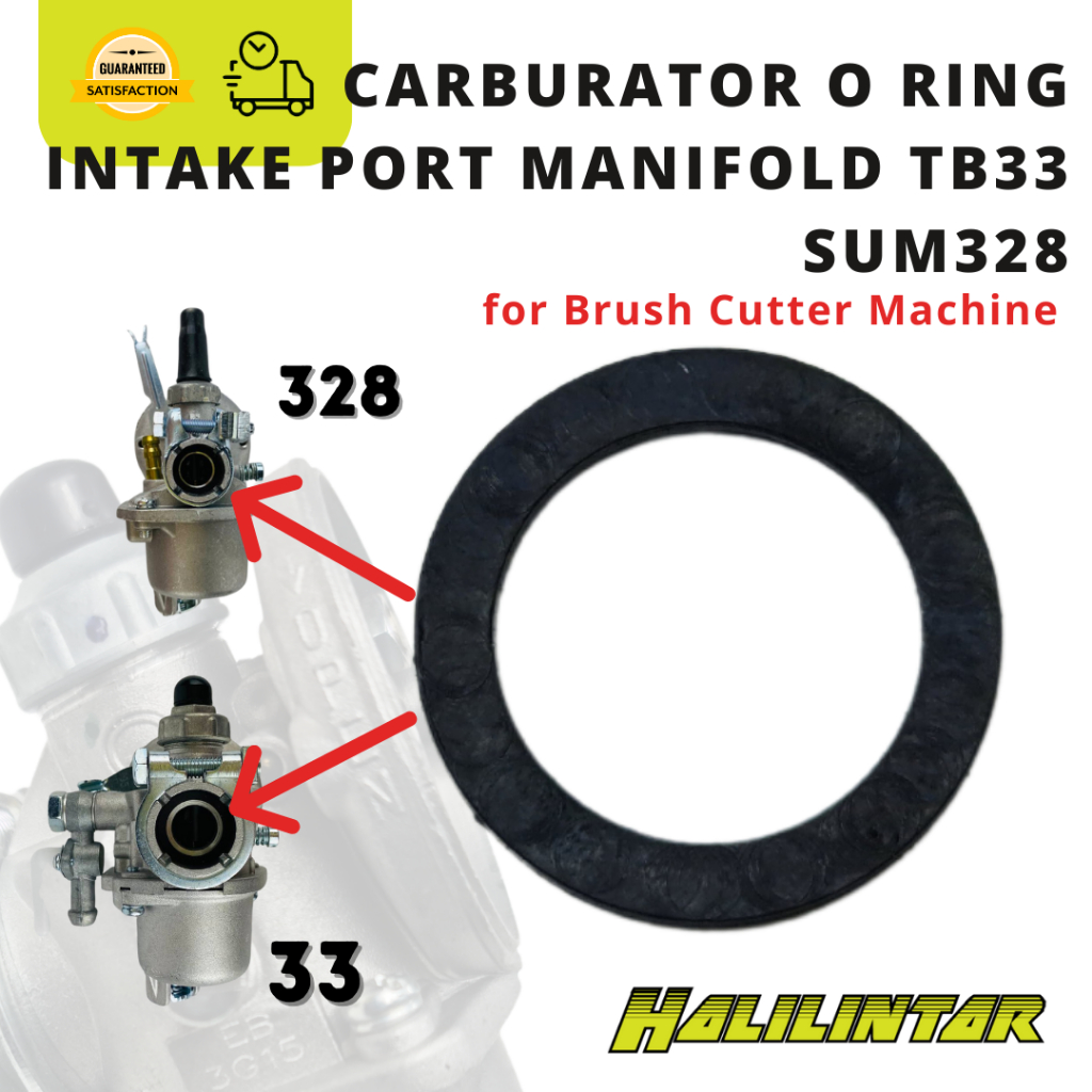 Carburator O ring intake port manifold gasket Rubber Nitrile TB33 TL33 ...