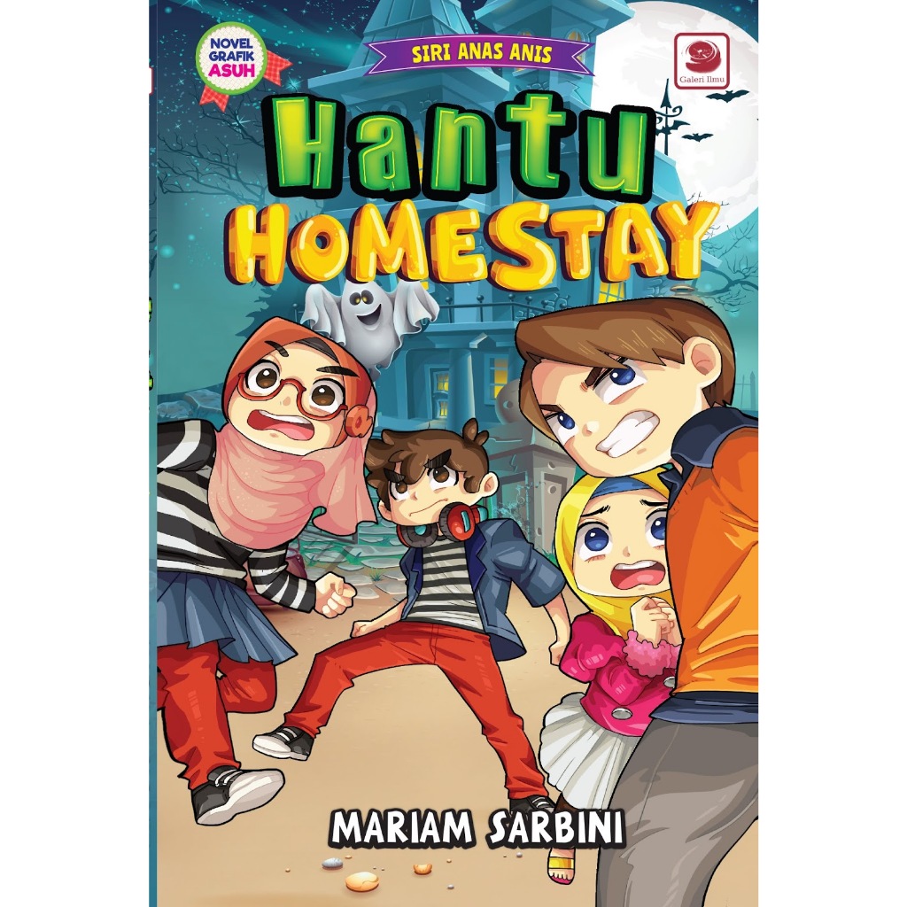 Novel Grafik Remaja Berwarna Bacaan Nilam Geng Besi Cik Hantu Makan Bff ...