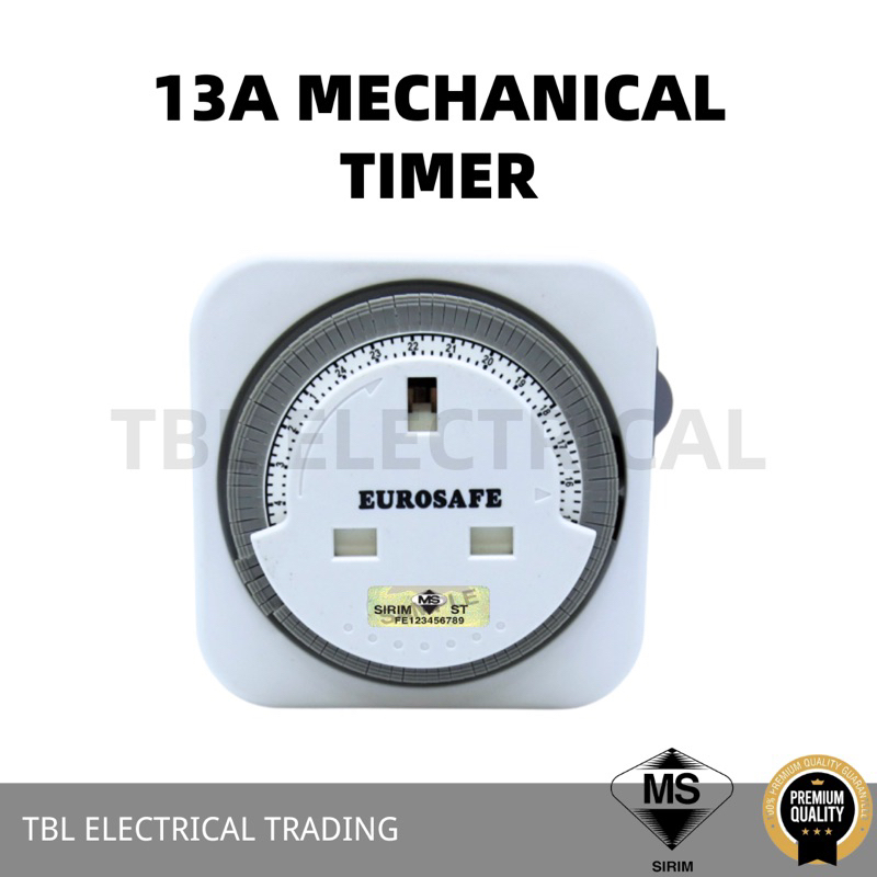 🔥SIRIM🔥13A 24Hours Plug In Timer 24HRS Timer Switch Programme Timer ...