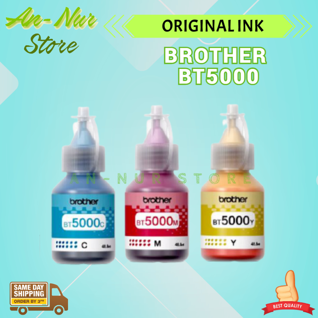Brother BT5000 BT-500 Original Refill Ink CYM only (BTD-60 BTD60 T310 ...