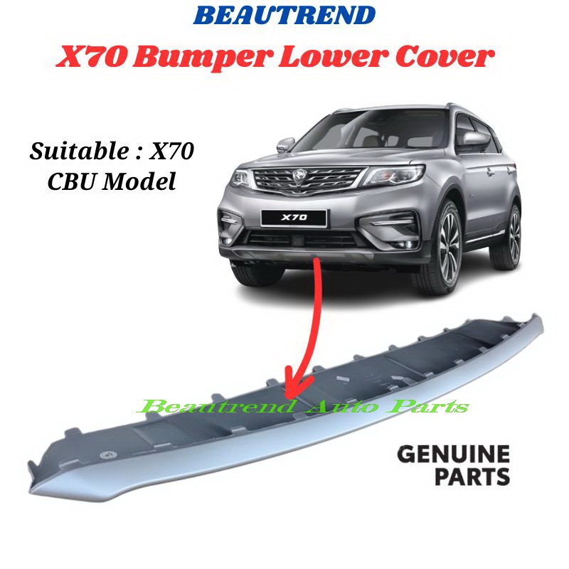 Proton X70 Front Bumper Lower Cover Skirt Garnish Original Model X70 ...