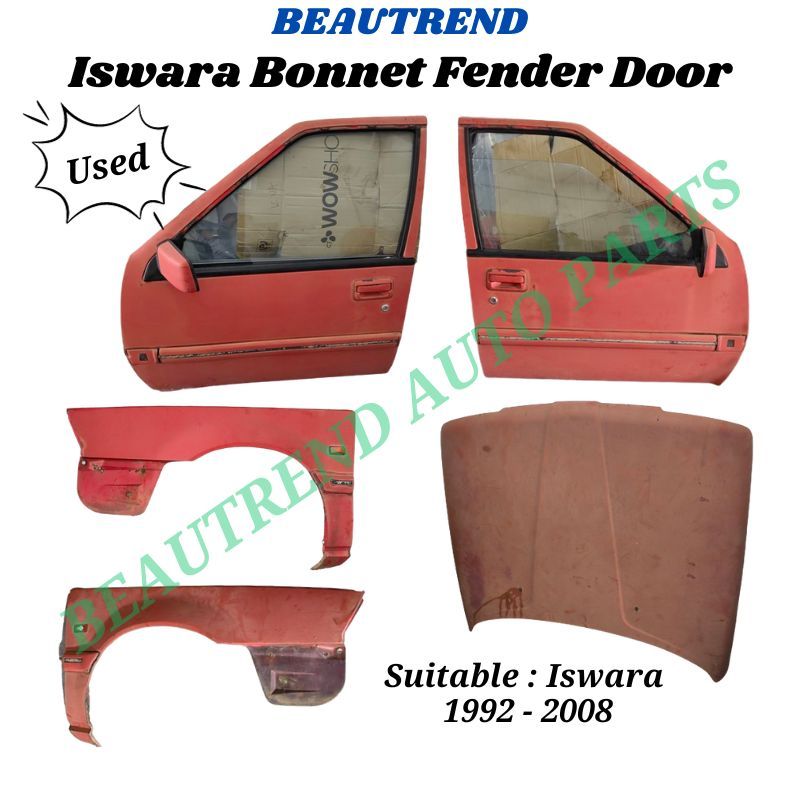 Proton Iswara Bonnet Bonet Fender Mudguard Front Door Window Glass Side ...
