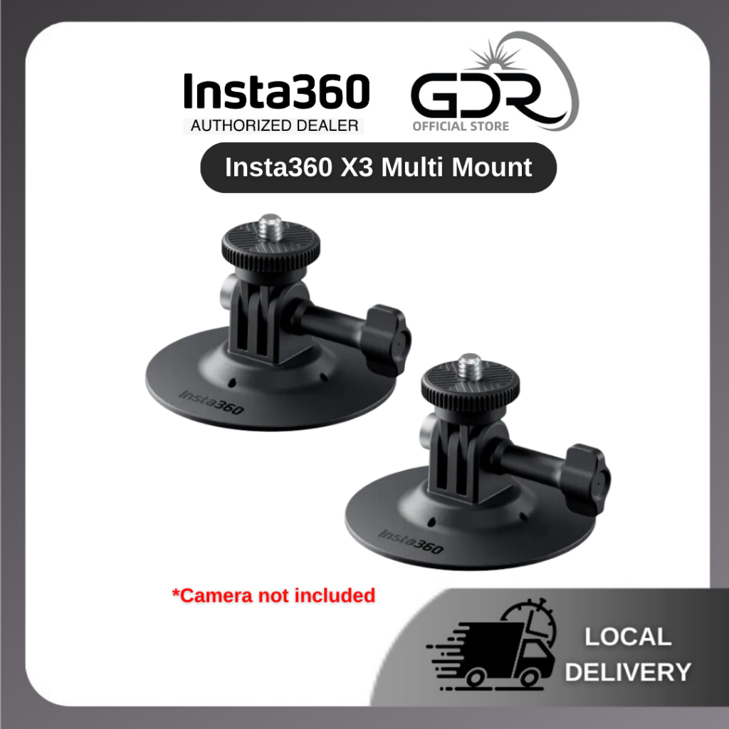 Insta360 Flexible Adhesive Mount for Insta360 X5, X4, Ace Pro 2, Ace Pro, Ace, X3, One X2, One ...