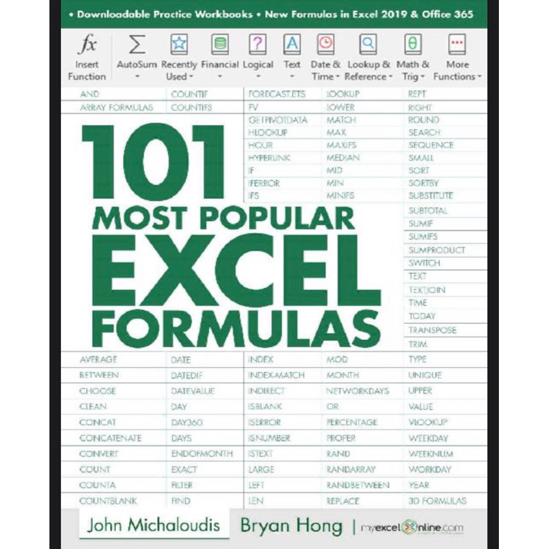 101 Most Popular Excel Formulas • Career | Shopee Malaysia
