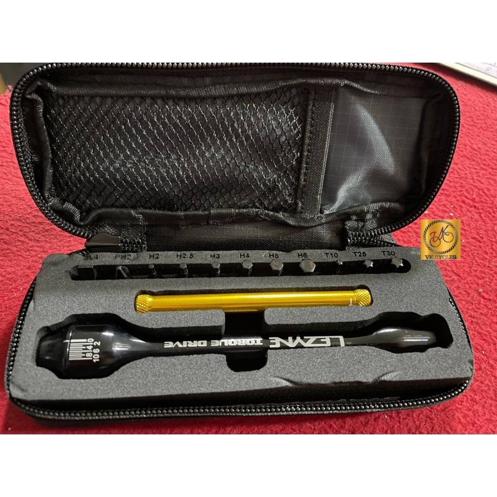 LEZYNE TORQUE DRIVE Set 13 in 1 Set Storage Bag Bicycle Bike Tool Set ...
