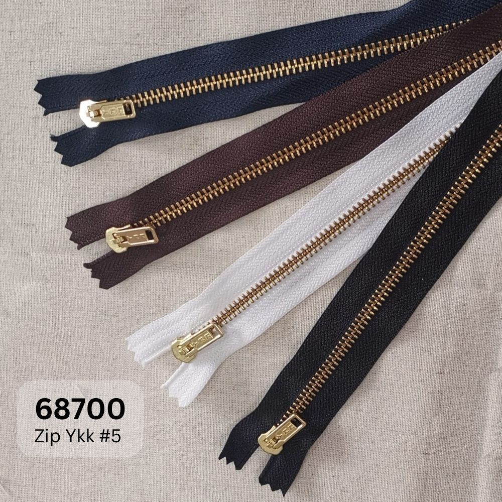 YKK Metal Zip Jeans Zip Zipper YKK 4' 6' 8' 10' For Jeans Seluar Jahit ...