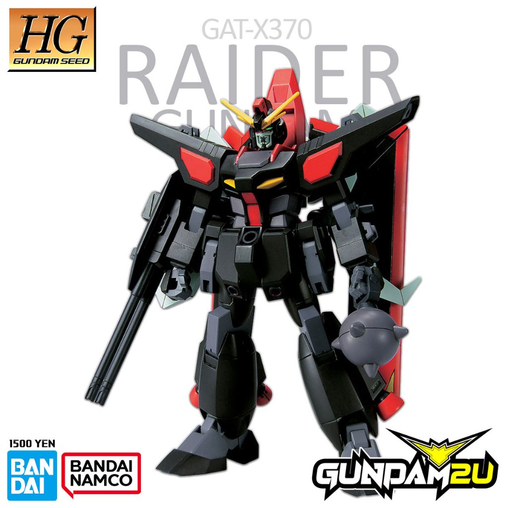 BANDAI HG 1/144 Raider Gundam - High Grade R10 Gundam SEED Plastic ...