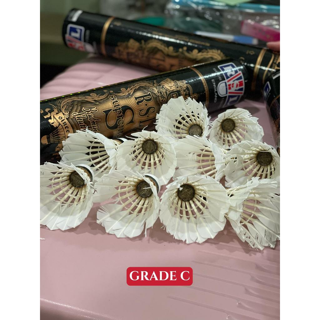 Shuttlecock Original RSL Supreme Grade C used ball (training) | Shopee ...