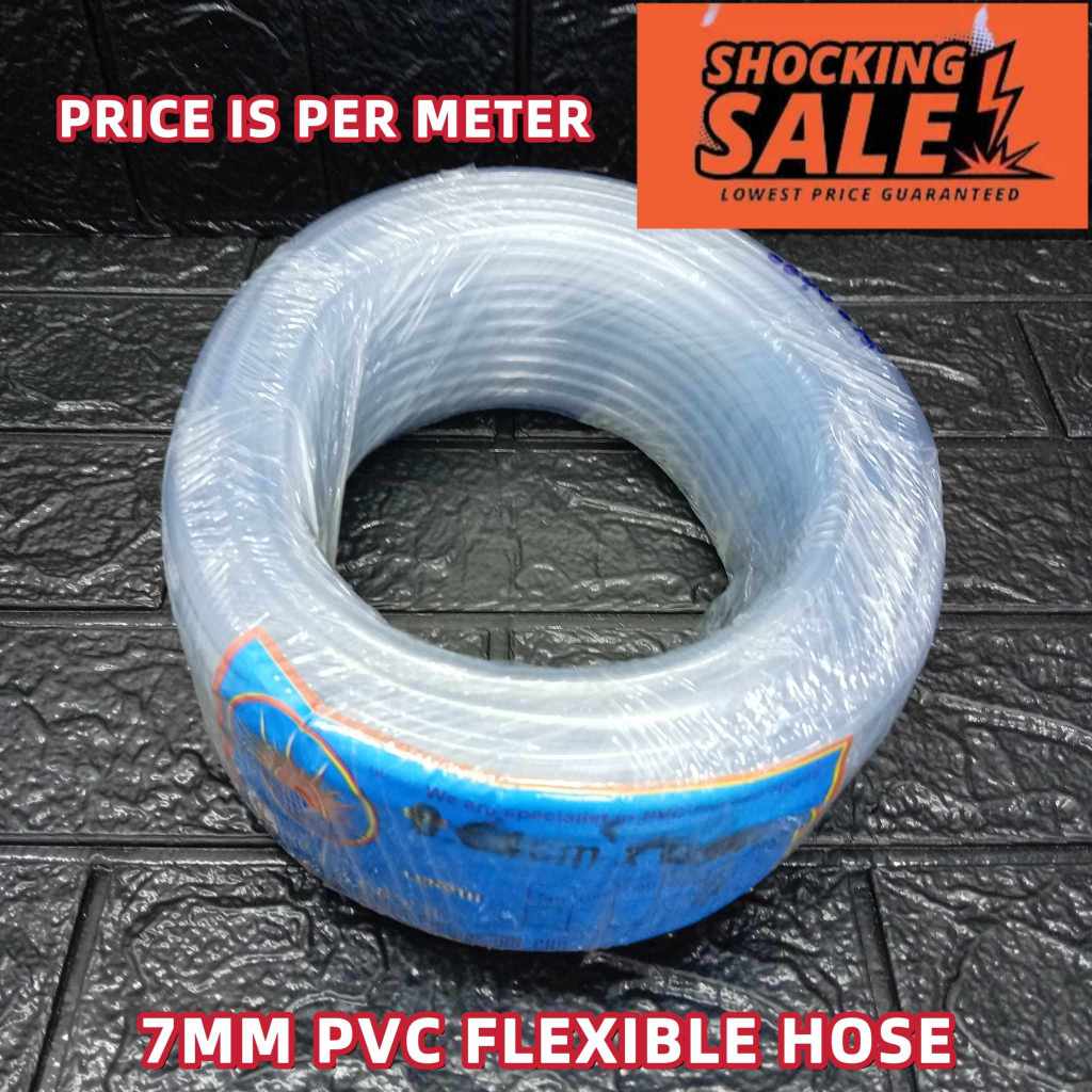 ⚡️SHOCKING SALE⚡️ 7MM PVC CLEAR HOSE PIPE / TRANSPARENT HOSE / PRICE IS ...