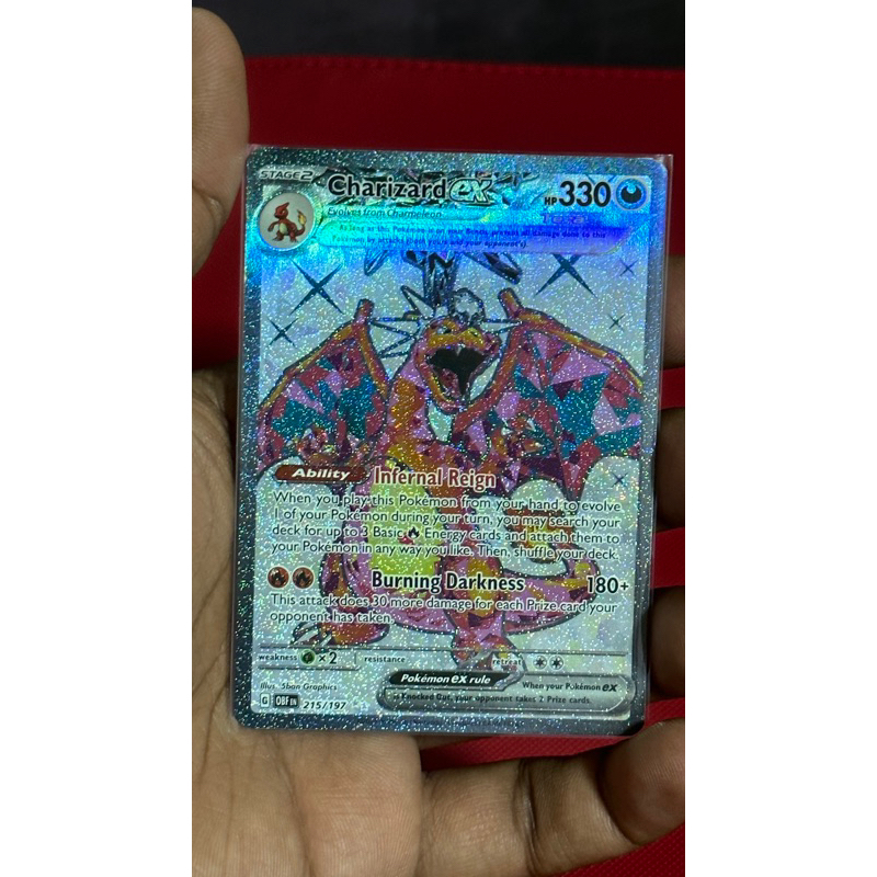 Pokemon Card PTCG Charizard Ex 215/197 | Shopee Malaysia