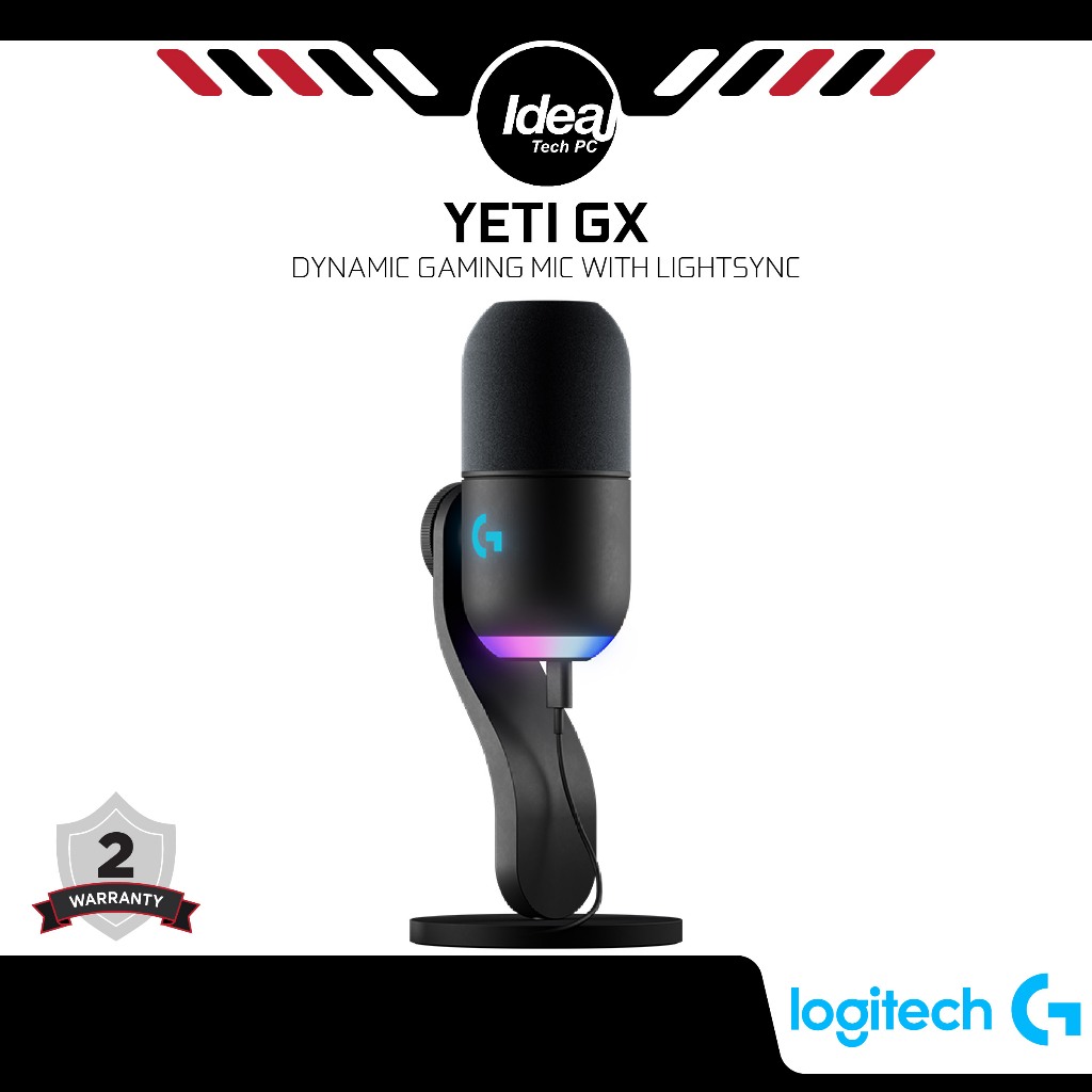 LOGITECH YETI GX | Dynamic RGB Gaming Microphone with LIGHTSYNC ...