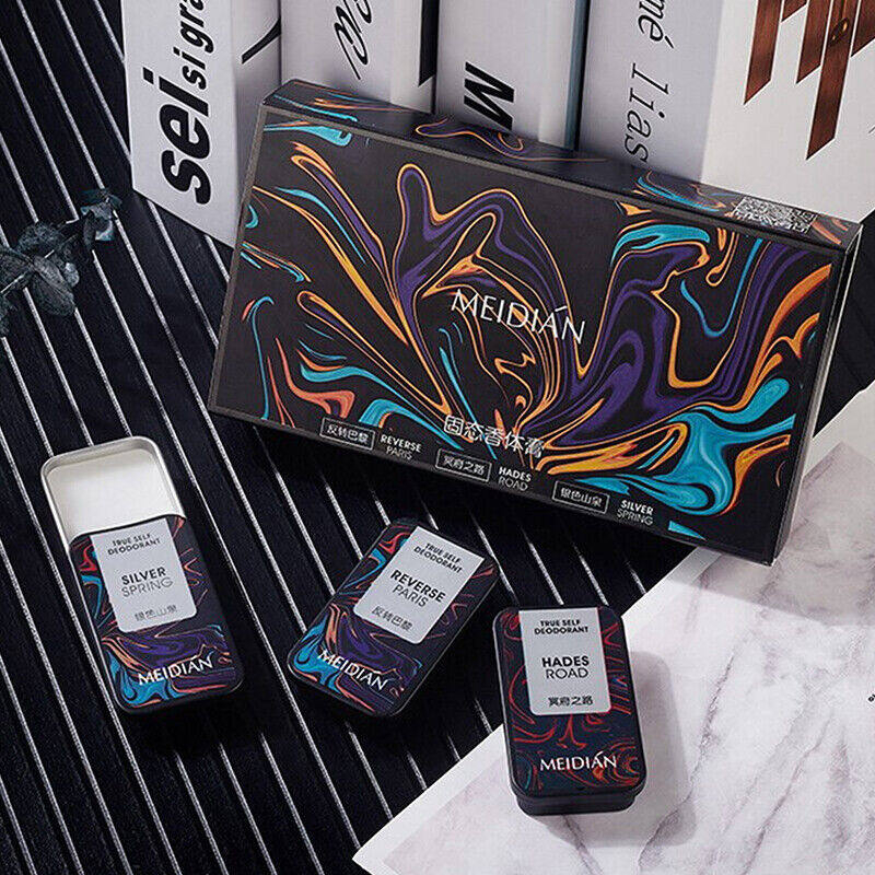 1pcs/3pcs Unisex Portable Solid balm Perfume 3 in 1 set perfume with ...
