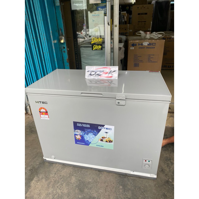 NEW - Hitec Chest Freezer Dual Mode 350L GREY HFZ-FC385 | Shopee Malaysia