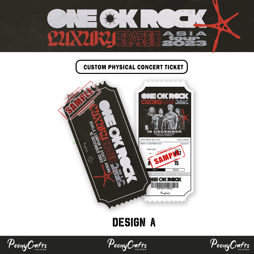 [JPOP] ONE OK ROCK concert luxury disease one ok rock custom physical ...