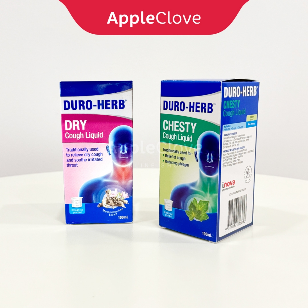 🔥READY STOCK🔥 DURO-HERB Herbal (Non-Drowsy) Chesty Cough Liquid Ivy ...