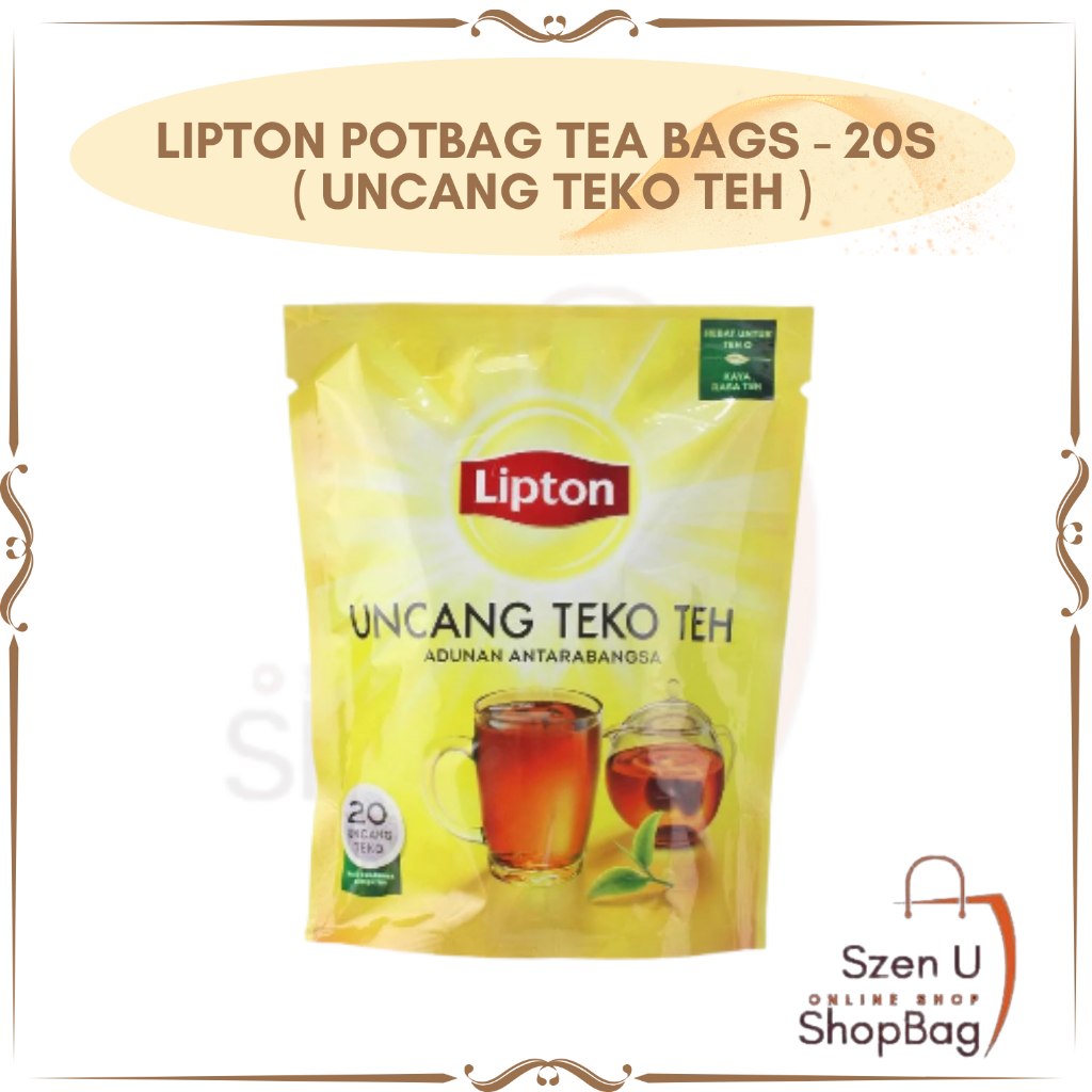 Lipton Potbag Tea Bags Lipton Uncang Teko Teh - 20s (Flavor: Yellow ...
