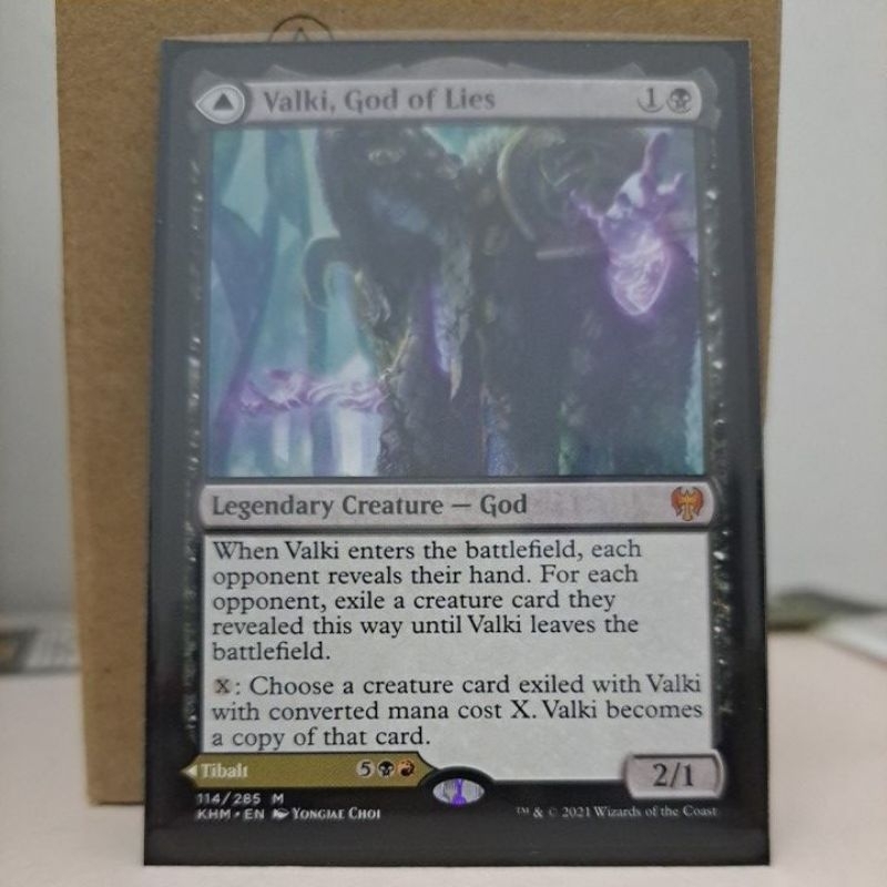 MTG Valki, God of Lies//Tibalt Cosmic Imposter (KHM)(Mythic) | Shopee ...