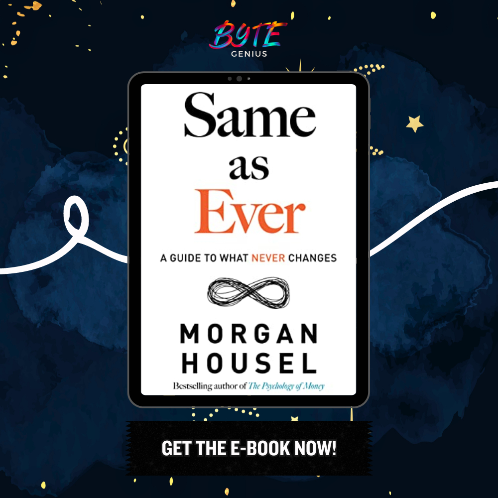 🔥Changing World with Timeless Truths: Same as Ever by Morgan Housel ...