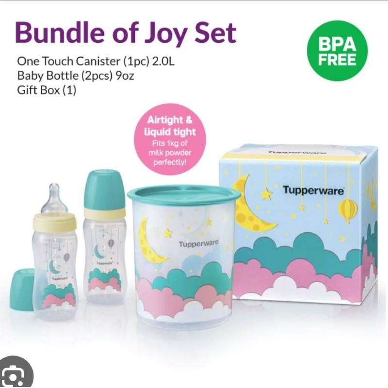 TUPPERWARE BUNDLE OF JOY SET (3 IN 1) | Shopee Malaysia