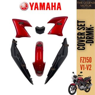 YAMAHA FZ150 V1-V2 FZ 150 Cover Set Coverset Complete Black White Blue ...