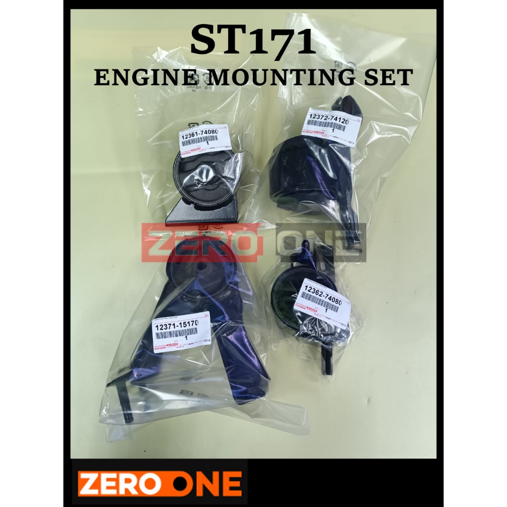 TOYOTA ST171 MANUAL GEAR ENGINE MOUNTING SET | Shopee Malaysia