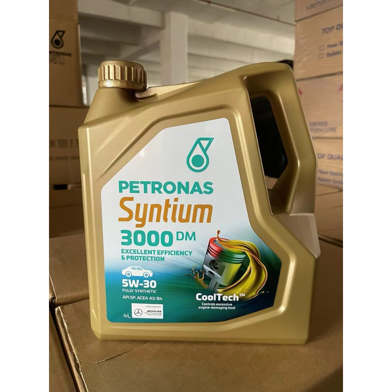 (100% ORIGINAL)Petronas Syntium 3000 5W30 SN/CF Fully Synthetic Engine ...
