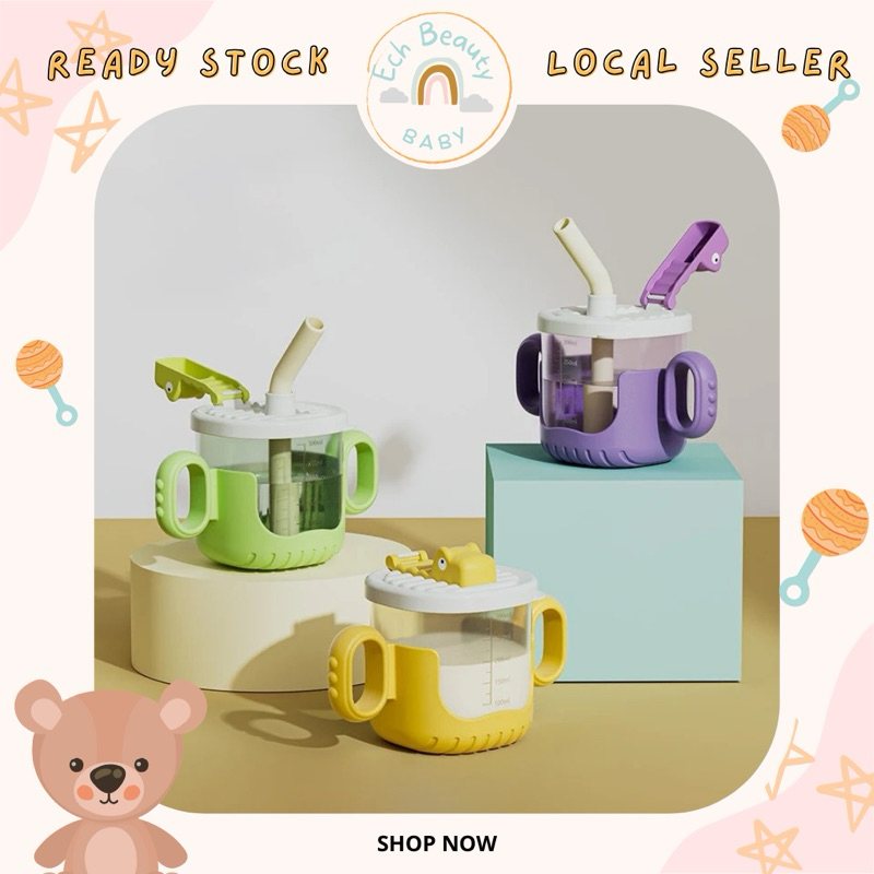 2024 Wholesale Cute Animal 300ml Baby Learning Drink Cup Bpa Free ...