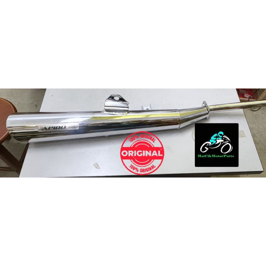 APIDO MODENAS KRISS 110 STD OPEN RACING EXHAUST BIG HOLE EKZOS EXHAUST ...