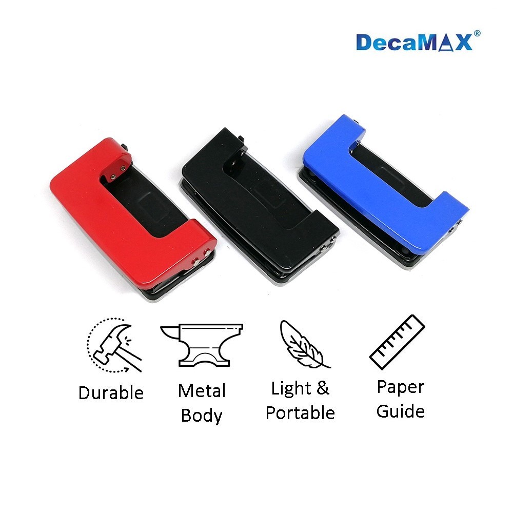 Decamax Two Hole Punch Paper Puncher School Office D-5 | Shopee Malaysia