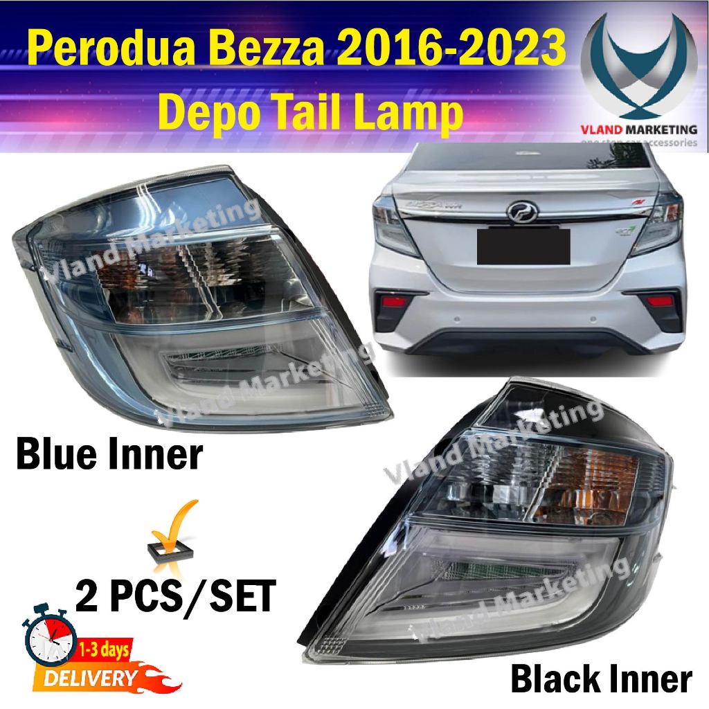 Depo Perodua Bezza 2016 - 2023 Tail Lamp ( 2pcs/set ) | Shopee Malaysia