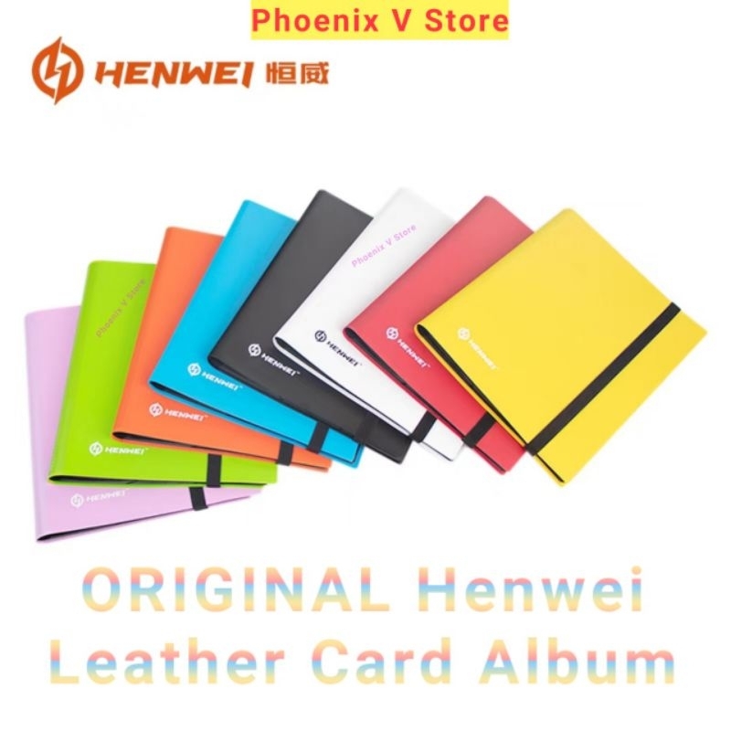 🔥‼️ORIGINAL‼️🔥 Henwei Card Album Folder Card Rubber Binder TCG OCG ...