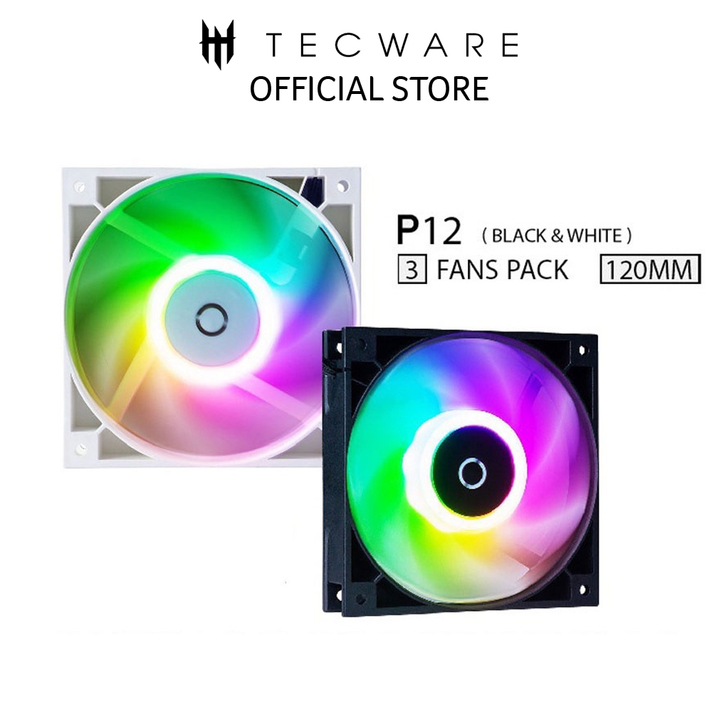 TECWARE OMNI P12 3pcs FAN PACK ( Black / White ) | Shopee Malaysia