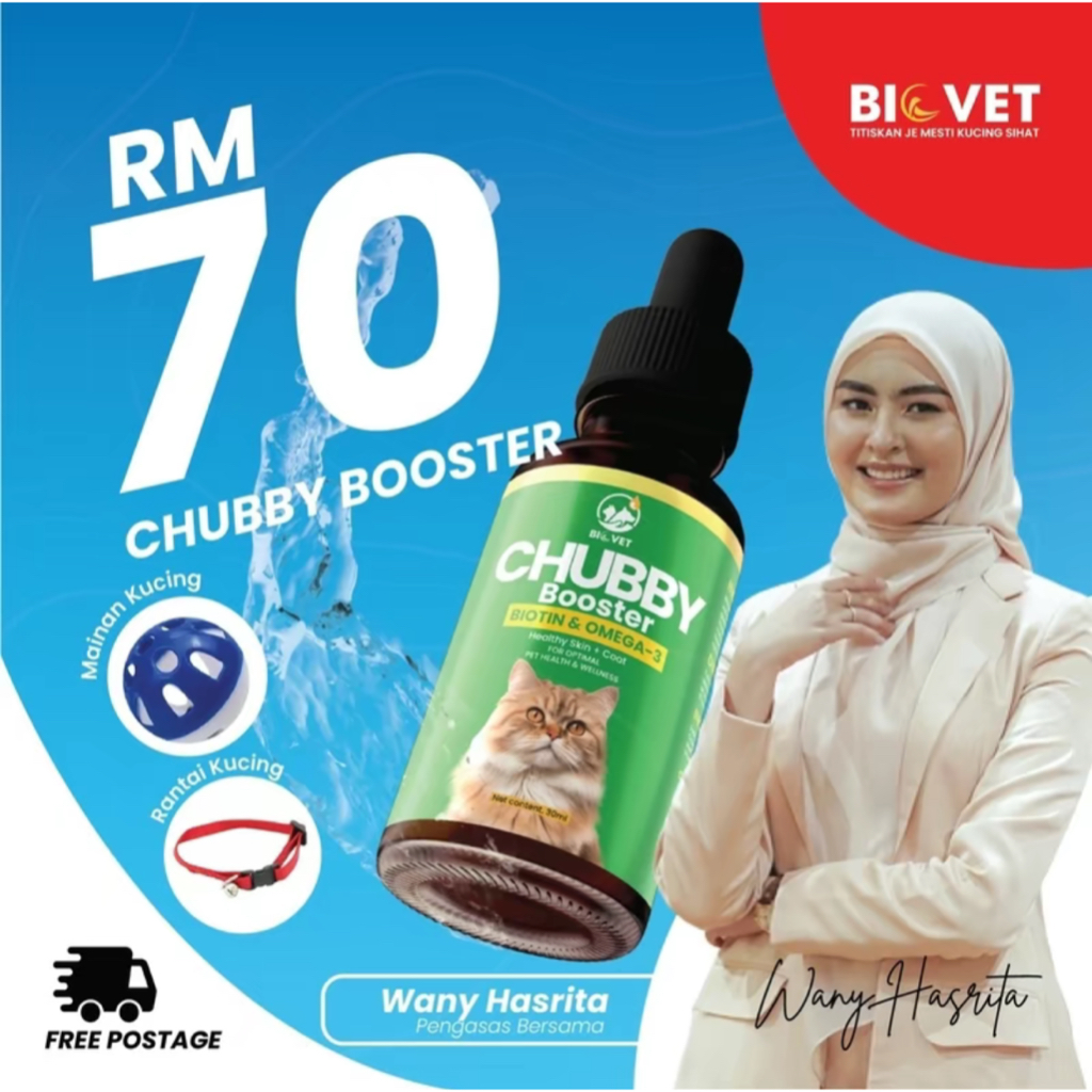 [2 GIFTS 🎁] BIOVET Chubby Booster Untuk Si Comel Anda Lebih Sihat Dan ...