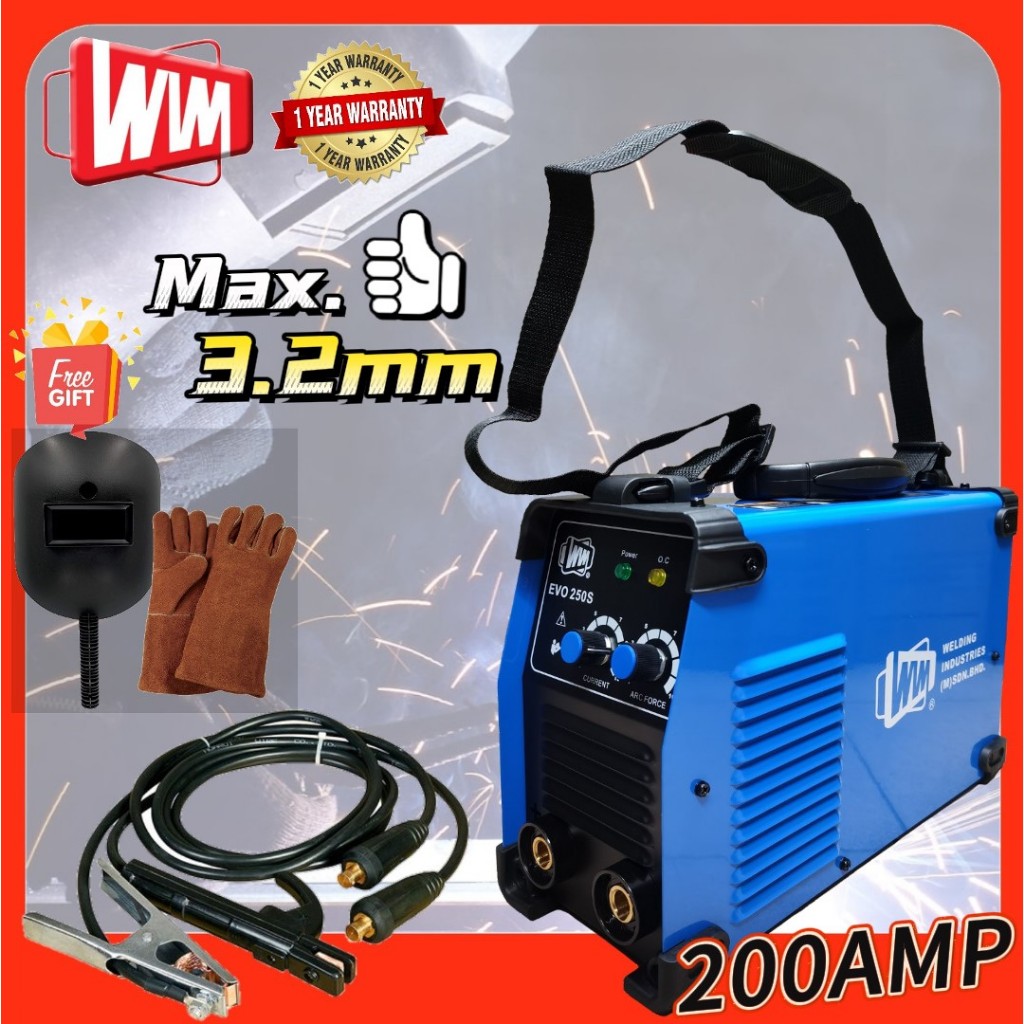 WIM MALAYSIA MMA ARC EVO 250S IBGT Inverter Welding Machine Mesin ...