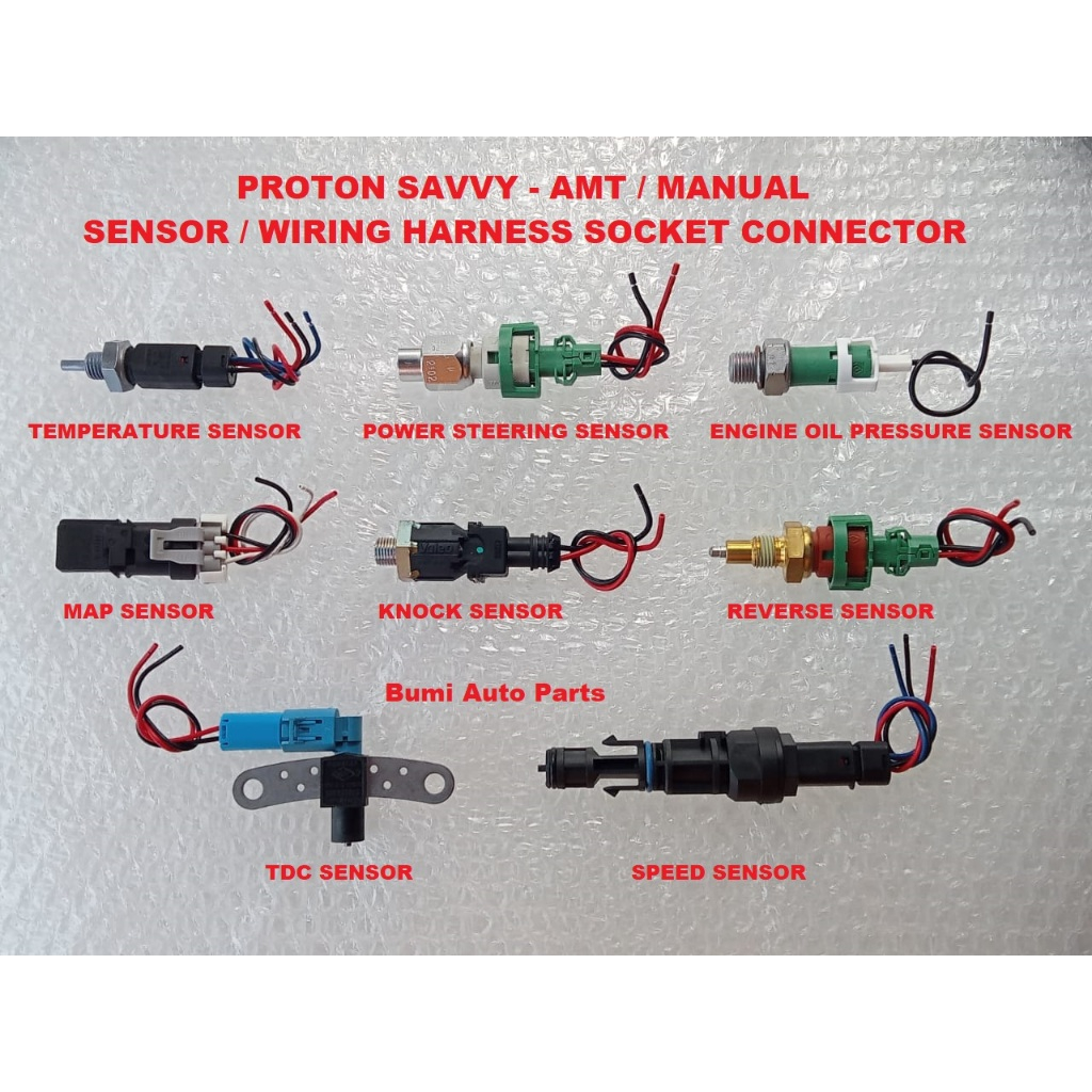Proton Savvy Sensor / Savvy Wiring Harness Socket Connector Proton ...