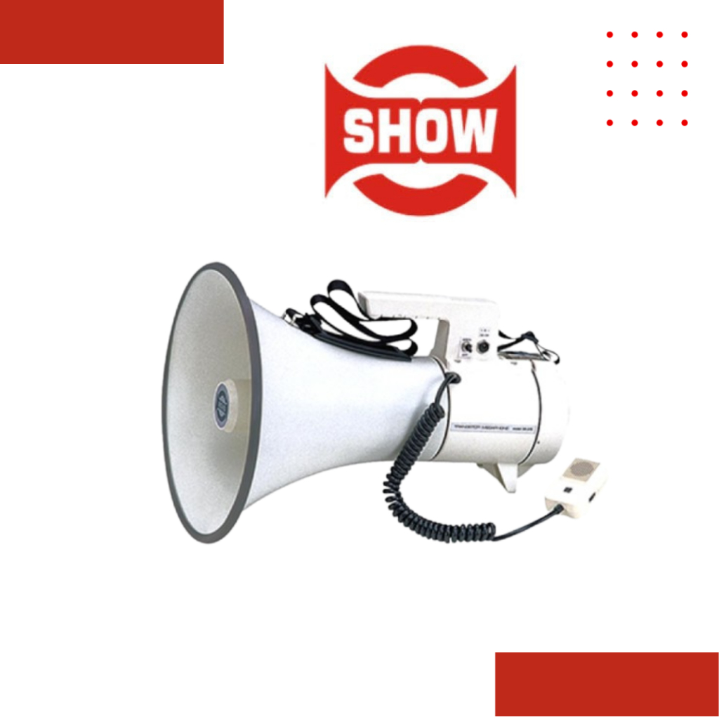SHOW ER-67S Shoulder Type / Desk Top Type Megaphone Loudspeaker ...