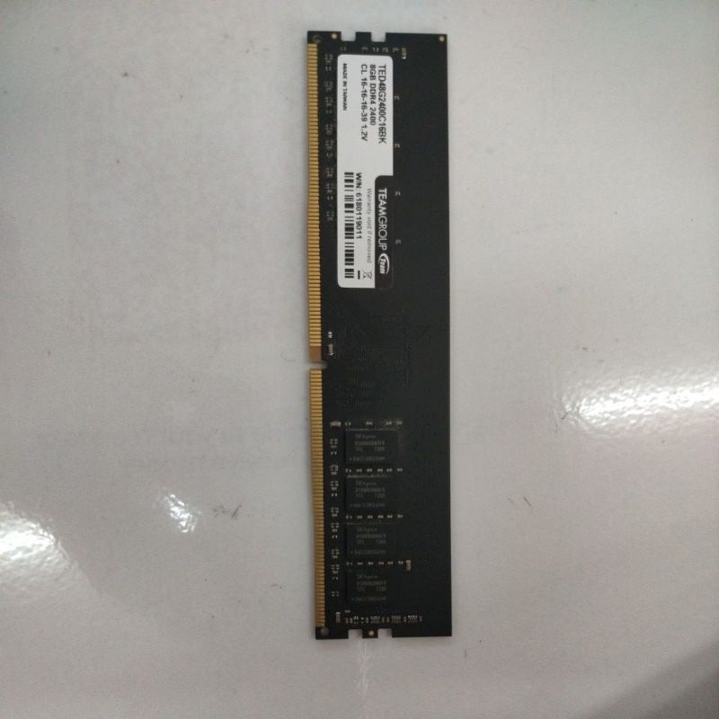 teamgroup 8gb ram ddr4 desktop memory used | Shopee Malaysia