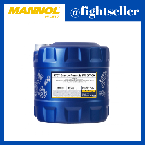 MANNOL 7707 Energy Formula FR 5W-30 (7L) | Shopee Malaysia