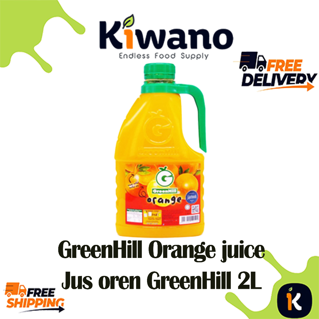GreenHill Orange juice - Jus oren GreenHill 2L | Shopee Malaysia