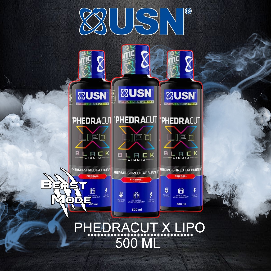 USN Phedracut Lipo X Hardcore Liquid 500 ml - Makanan tambahan pembakar ...