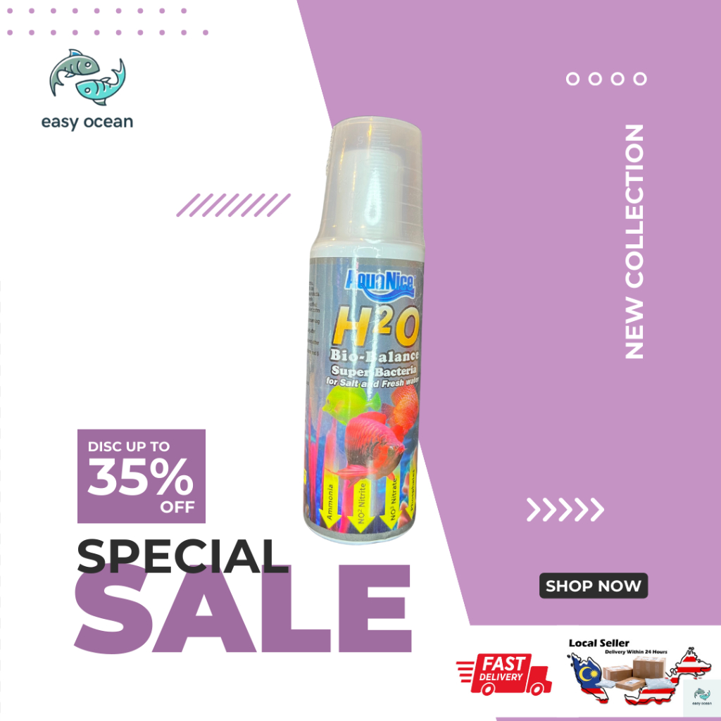 Aquanice H2O Bio Balance Bacteria 120ml / 250ml | Shopee Malaysia