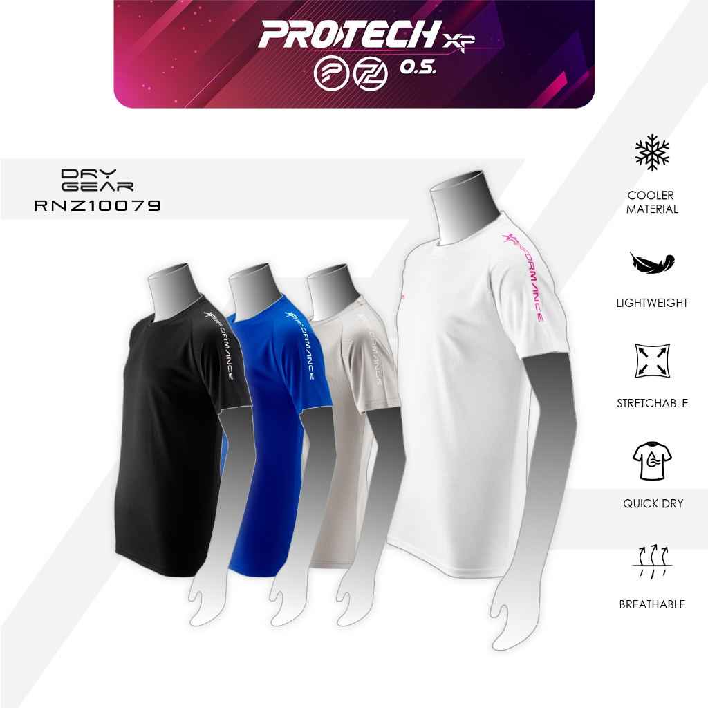 PROTECH Dry Fit Sport Graphic Training Jersey RNZ10079 | Shopee Malaysia