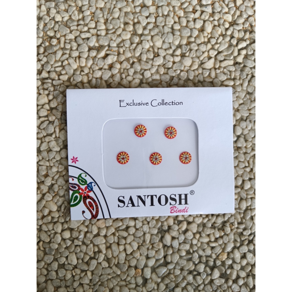 Fancy Stone Design Indian Sticker Pottu Forehead Bindi Potu Wear ...